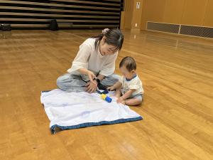 6月の子育て広場「親子で遊ぼう」を開催しました - 志免町ホームページ